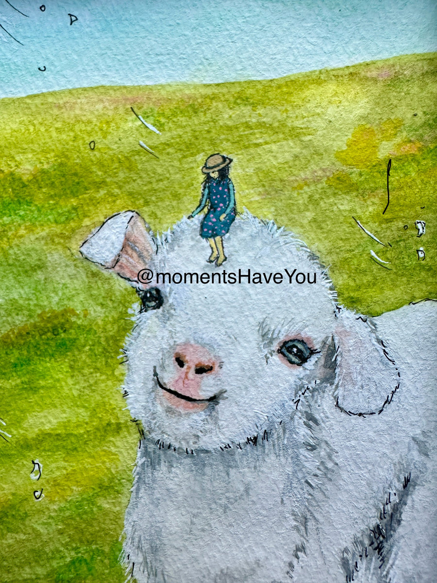 "Note Of Life" Original Watercolor Art By Nina Hand – MomentsHaveYou